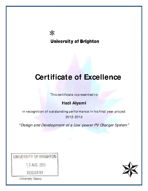 Simple Certificate Of Excellence Template - PDFSimpli