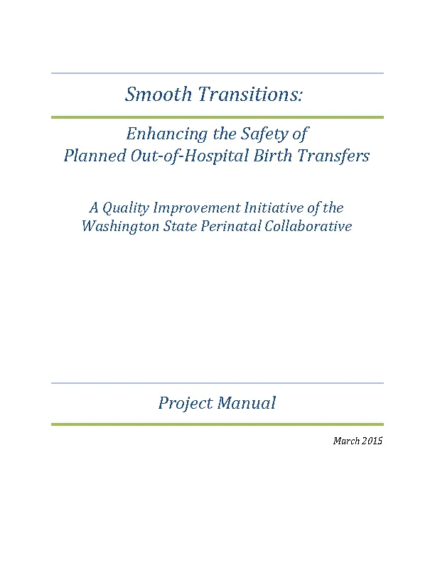 Smooth Transitions Project Manual - PDFSimpli