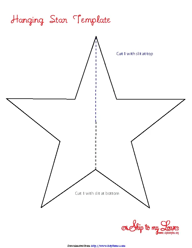 Star Template 2 - PDFSimpli