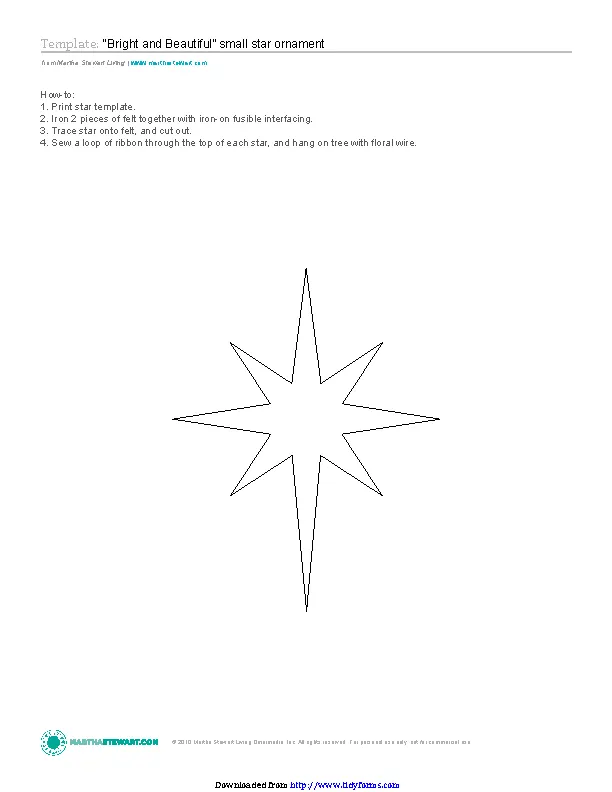 Star Template 3 - PDFSimpli