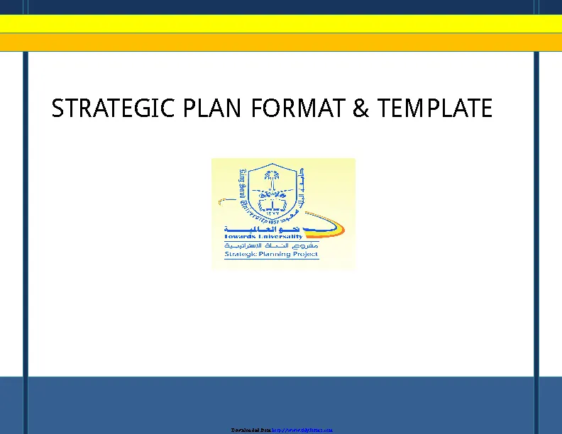Strategic Plan Template 2 - PDFSimpli