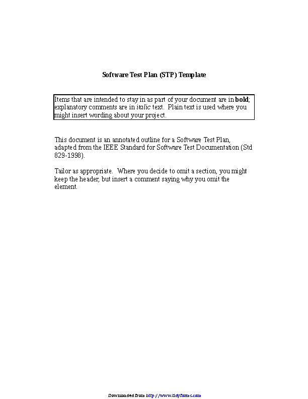 Test Plan Template 1 - PDFSimpli