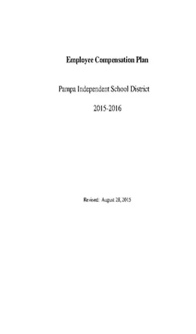 Employee Compensation Plan Template - PDFSimpli