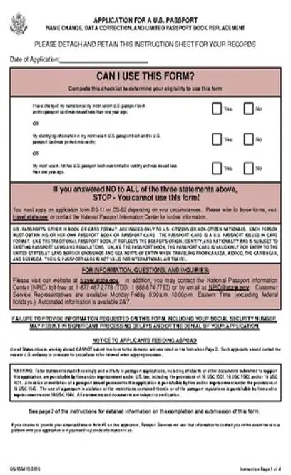 Form Ds 5504 - PDFSimpli