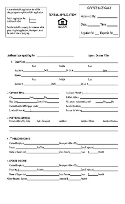 Nebraska Rental Application Form - PDFSimpli