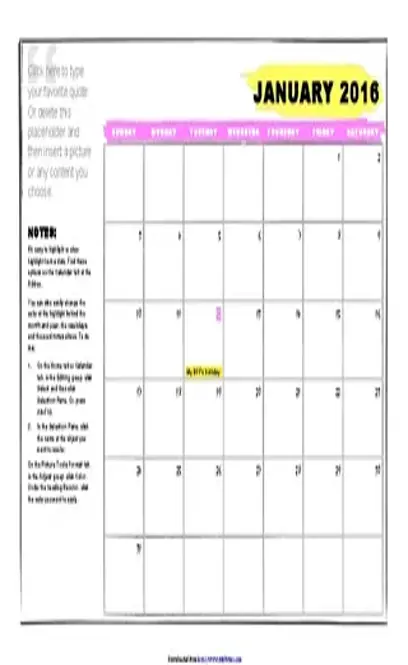One Month Student Calendar Any Year - PDFSimpli