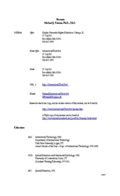 Paraeducator Resume Sample - PDFSimpli