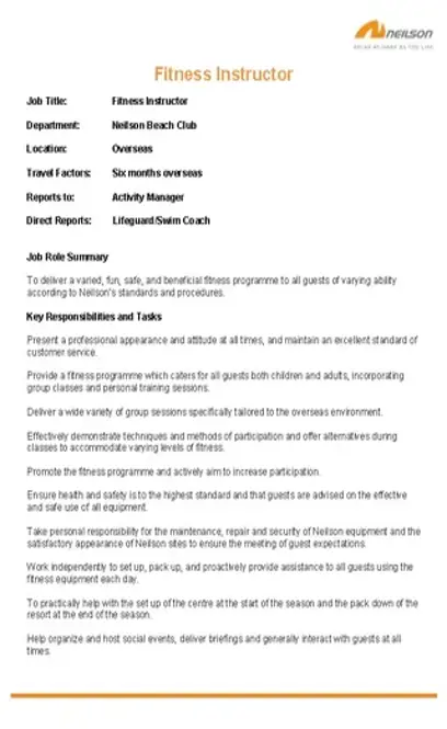 Personal Fitness Trainer Resume - PDFSimpli