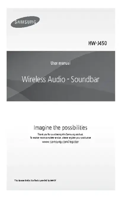 Samsung Product Manual Sample - PDFSimpli