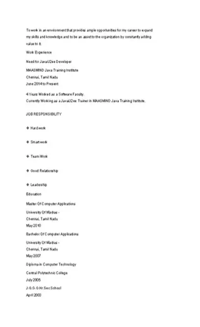 Senior Java Developer Resume Templates - PDFSimpli