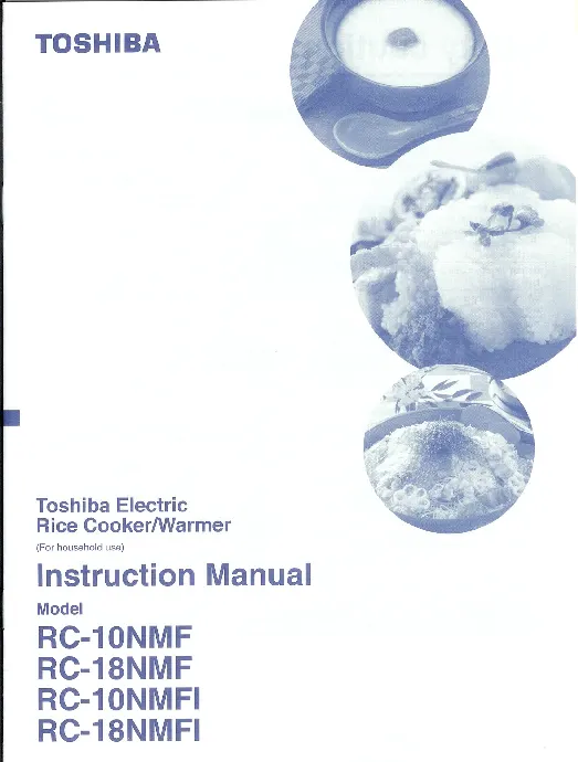 Toshiba Instruction Manual Sample - PDFSimpli